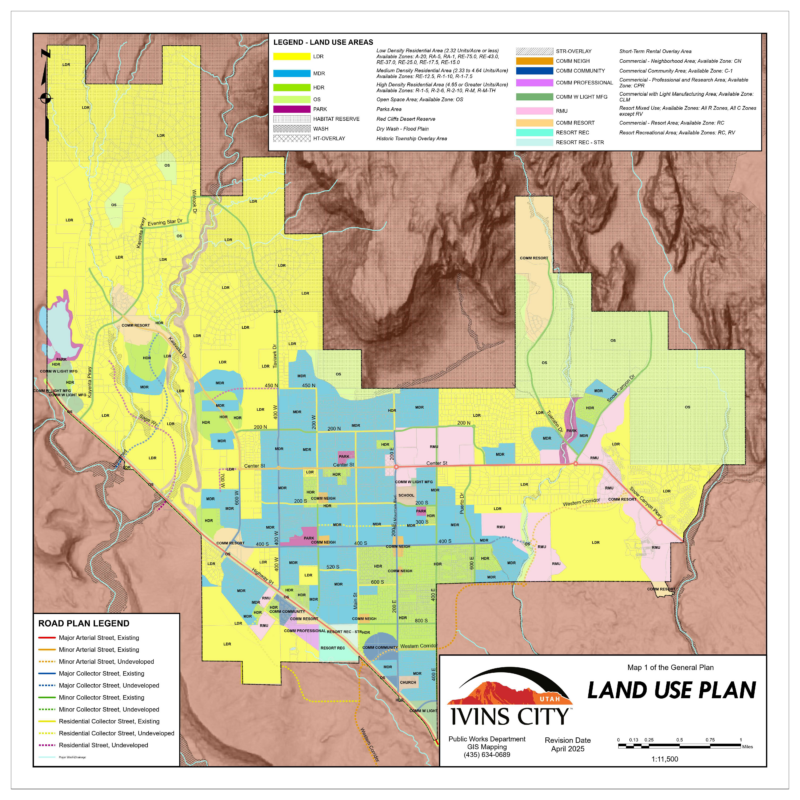 Ivins City Maps | Ivins City