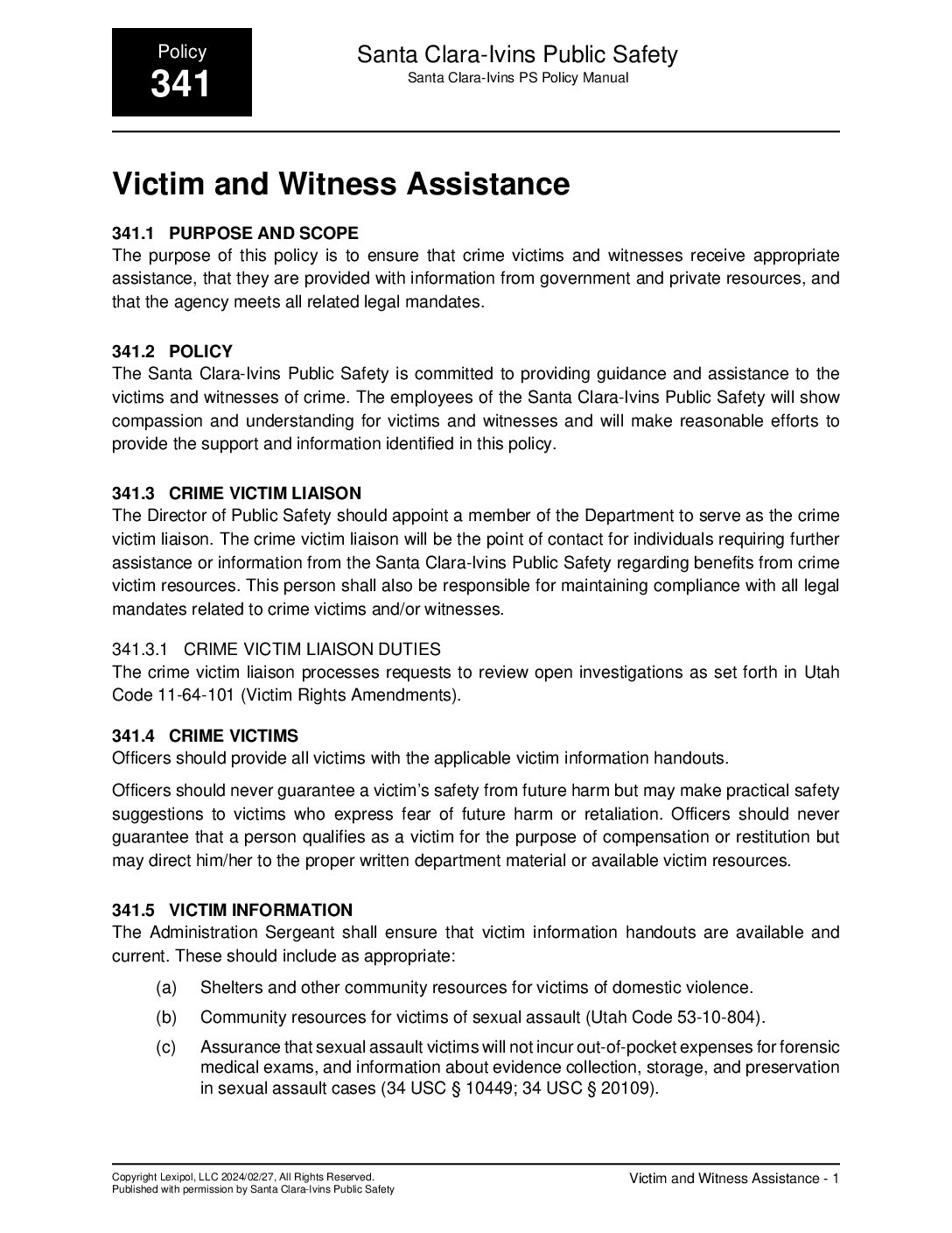 Victim_and_Witness_Assistance | Ivins City