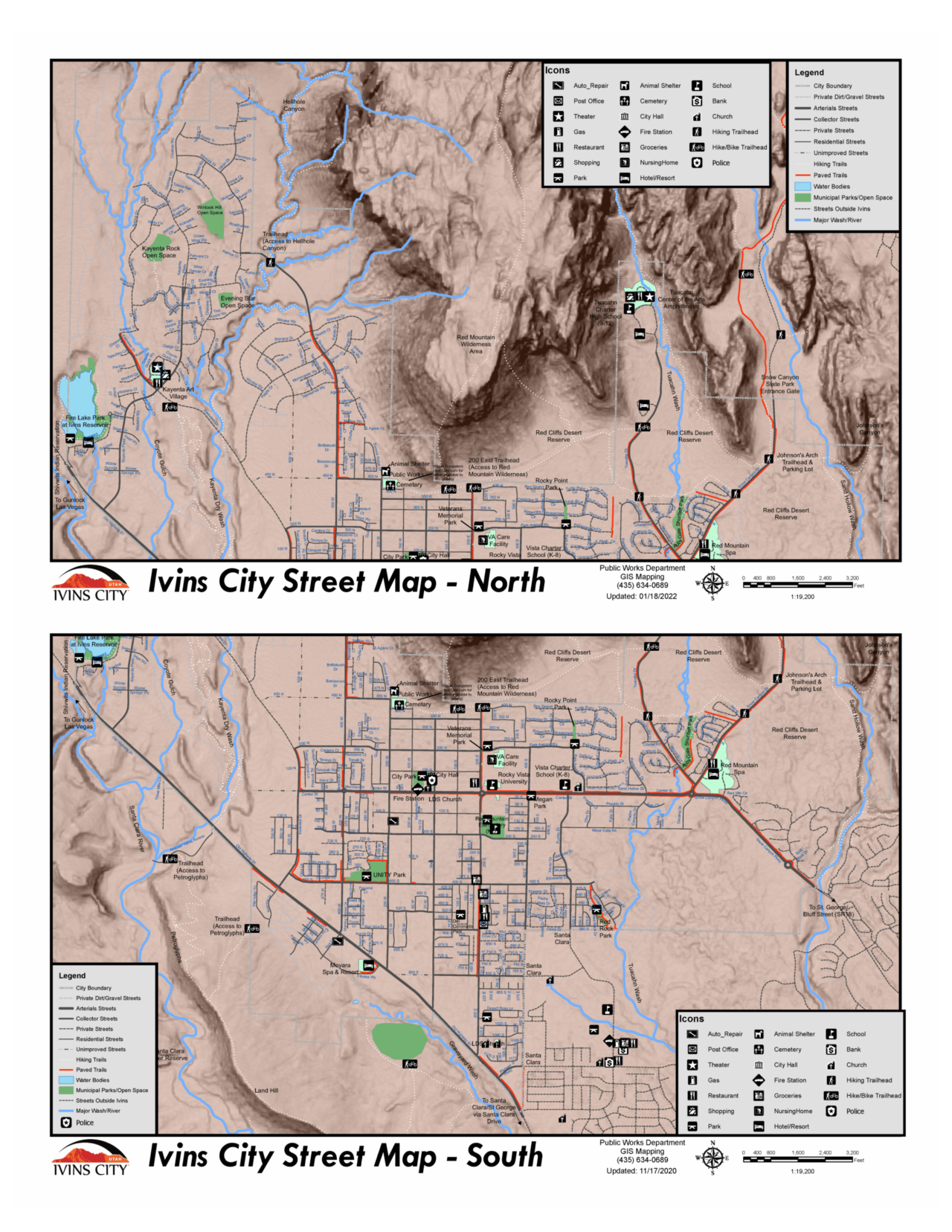 Ivins City Maps | Ivins City